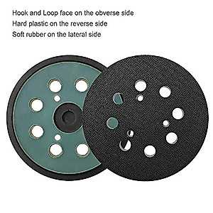 Standard 5" Hook and Loop Replacement Sander Pad for Porter Cable 343/343k, 390/390K, 382, 343VSK Orbit Sander