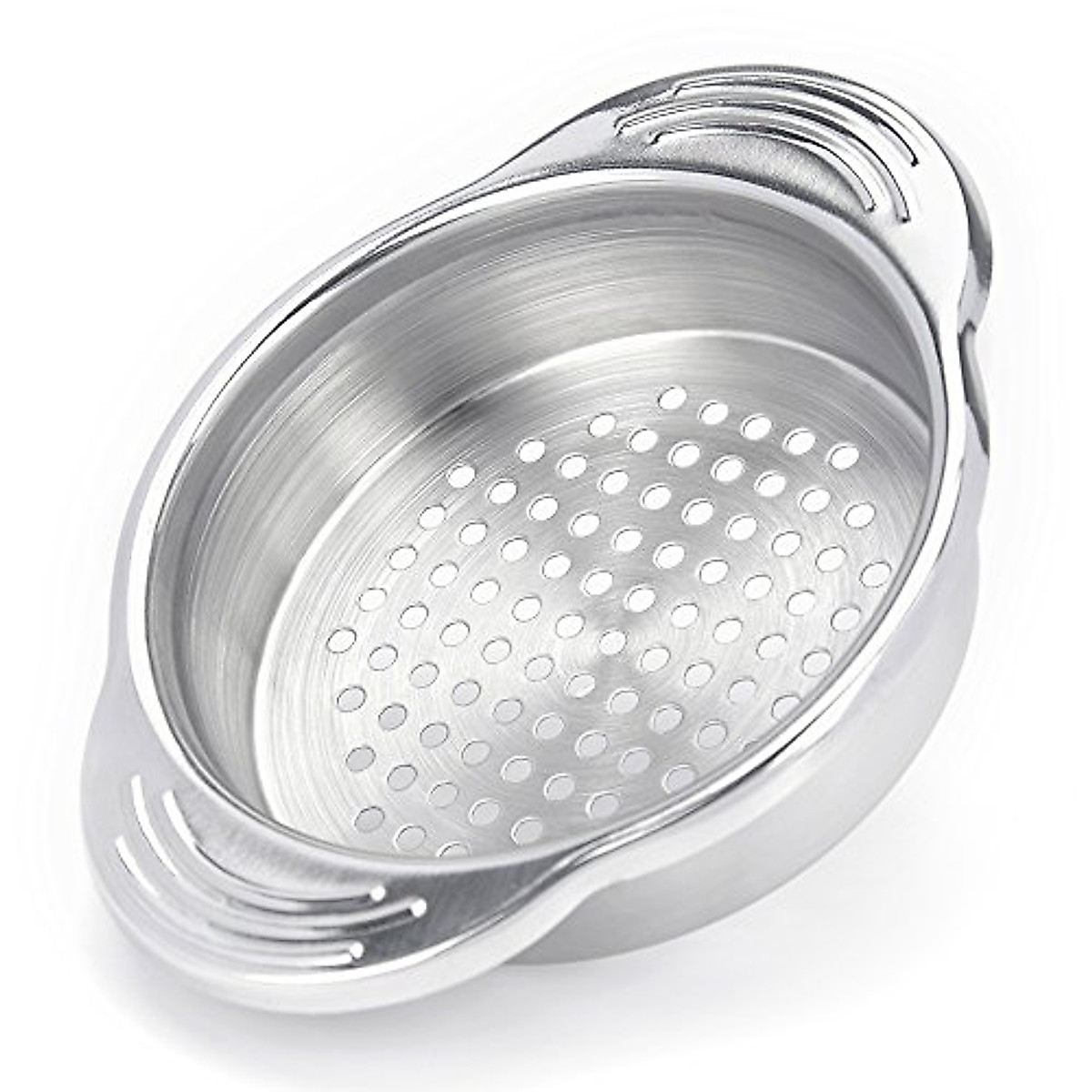 WishDirect Tuna Strainer Press, Tuna Can Strainer Food-Grade Stainless Steel Canning Colander for Regular-Size and Wide-Necked Tunas