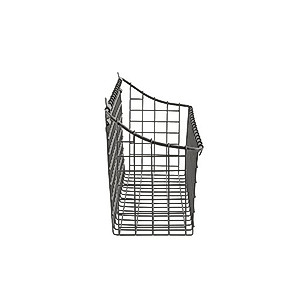 Spectrum Diversified Vintage Wall Mount Storage Basket, X-Large (Pack of 1), Industrial Gray