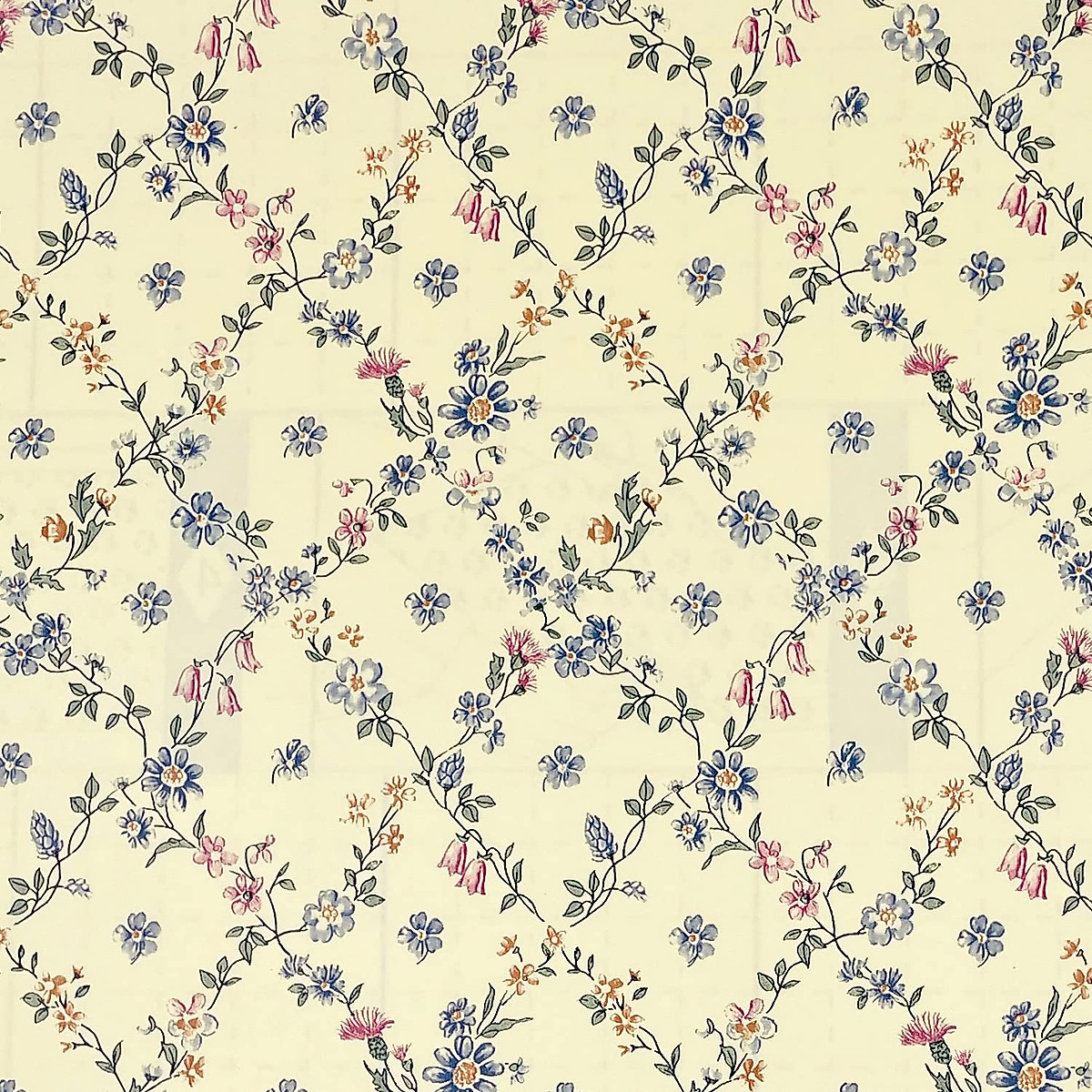 Yifely Sunmer Blooms Furniture Paper Decorative Shelf Drawer Liner Self-Adhesive Storage Locker Decor 17.7 Inch by 9.8 Feet