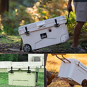 pakmee Cooler Lid Latches Replacement for Yeti Coolers, Made of Premium Hard Durable Rubber Also Compatible with RTIC Cooler