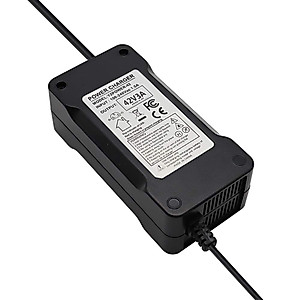 Output 42V 3A for 36V Charger 10S Lithium Battery Pack DC5.5 x 2.1mm Connector