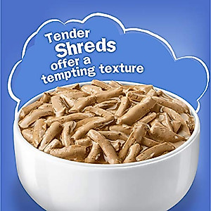 Purina Friskies Gravy Wet Cat Food Variety Pack, Shreds Beef, Chicken And Turkey & Cheese Dinner - (24) 5.5 Oz. Cans