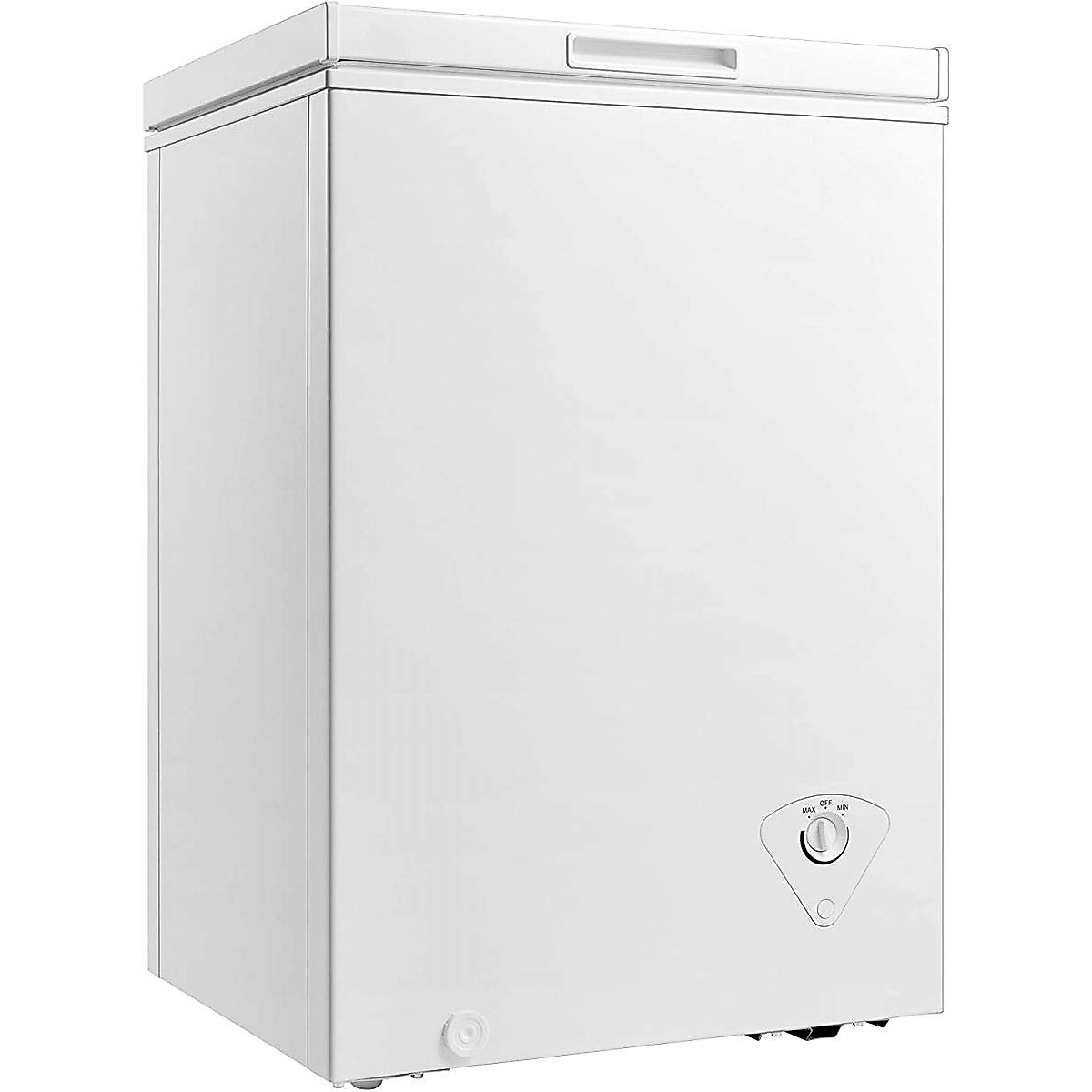 Commercial Freezer Chest freezer 3.5 CuFt 22" NSF Restaurant White Solid Flat Top w/Storage Baskets
