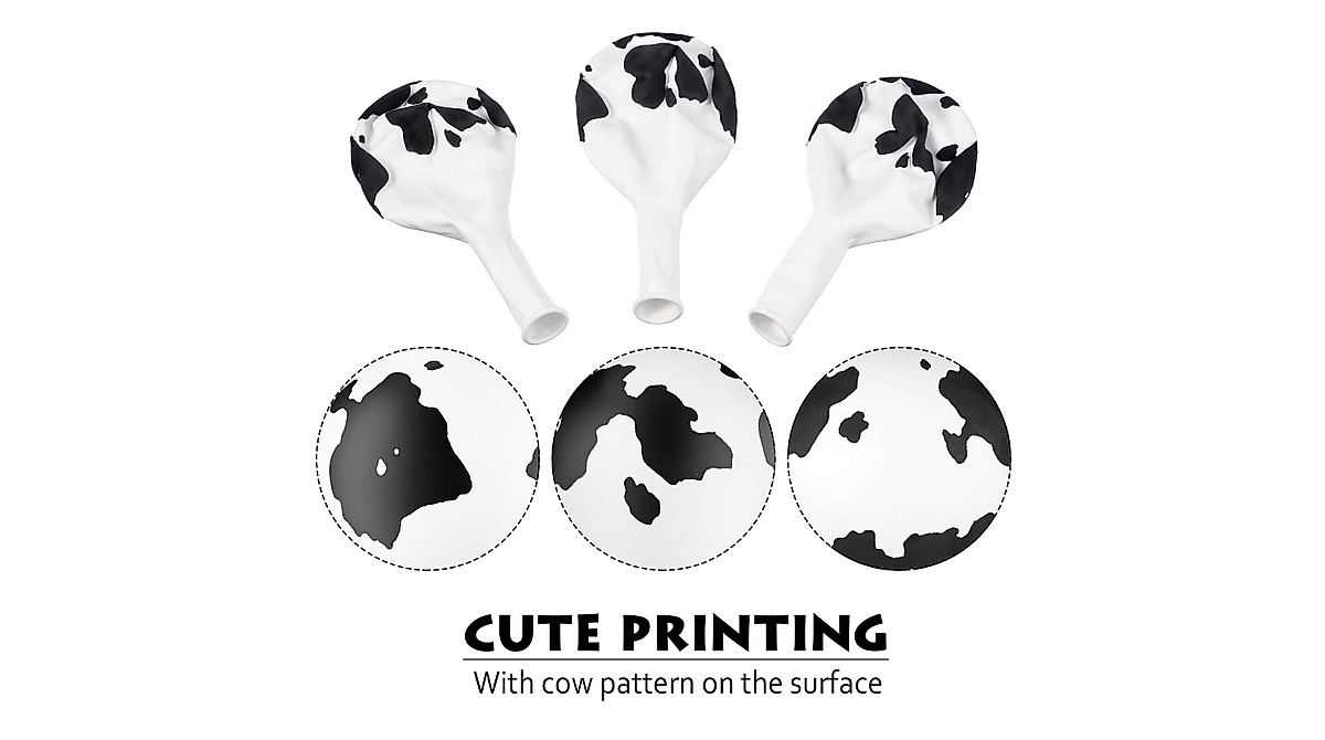 Gejoy Cow Balloons - Fun Party Decorations (24 Count)