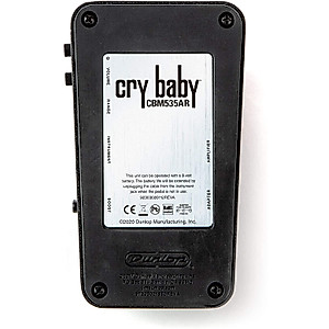 Briskdrop Dunlop CBM535AR Cry Baby Q Mini Auto-Return Wah Pedal Bundle with Dunlop ECB003 Power Supply and Patch Cables,CBM535ARbundle