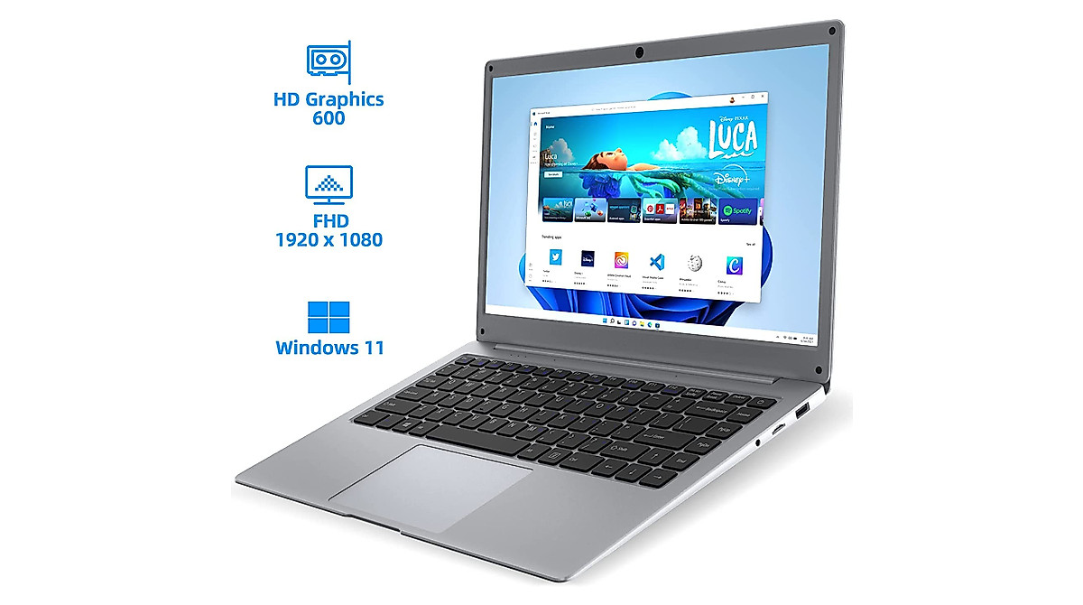 Jumper Laptop 12GB RAM 256GB SSD - Slim & Portable FHD Computer