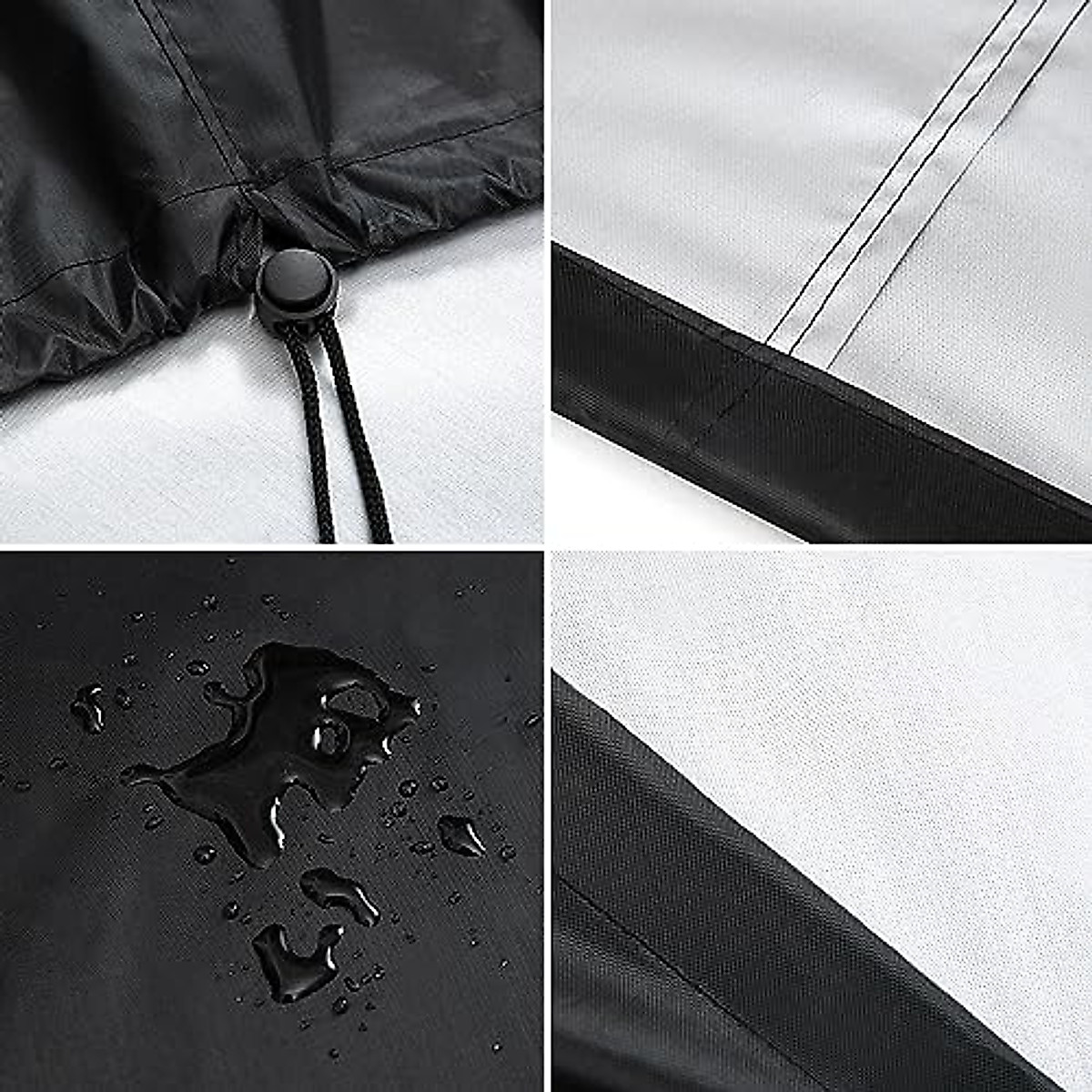 Outdoor Patio Stack Chairs Covers Waterproof (Set of 2), Heavy-Duty Patio Furniture Cover for Outdoor Chairs, Lawn Garden Patio Chair Cover