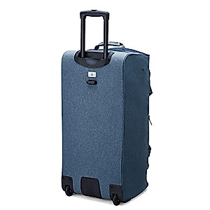 DELSEY PARIS Maubert 2.0 Two Wheel Duffle Bag, 24 Inch, Blue