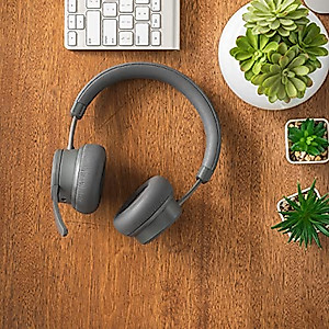 Koss CS340BT QZ Wireless Bluetooth On-Ear Communication Headset, Active Noise Cancellation, On-Board Controls, Black