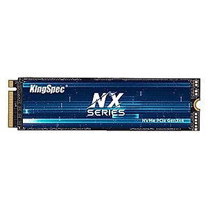 KingSpec 1TB M.2 PCIe SSD 2280, up to 3500MB/s, Internal M2 NVMe Gen 3 Hard Drive with 3D NAND Flash, Compatible with Laptop & PC Desktop