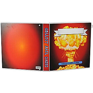 UniKeep Garbage Pail Kids GPK Themed Collectible Card Storage Binder - Complete With 20 Card Pages (Adam Bomb)
