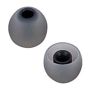 DMZHY 9 Pairs Earbud Tips Replacement Earbud Tips Earbud Replacement Tips Ear Bud Replacement Pieces Silicone Earbud Covers Fit for in-Ear Headphones(Inner Hole from 3.8mm-5.1mm Earphones) SML Black