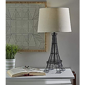 Adesso SL5001-01 Eiffel Tower Table Lamp, Black