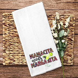 Mamacita Needs a Margarita Kitchen Microfiber Bar Tea Towel