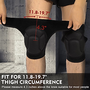 Monbessi Knee Pads Gardening, Unisex-Adult Work Knee Pads Suitable for Garden, House Cleaning, Construction Work, Flooring Kneepads with Thick EVA Foam Padding