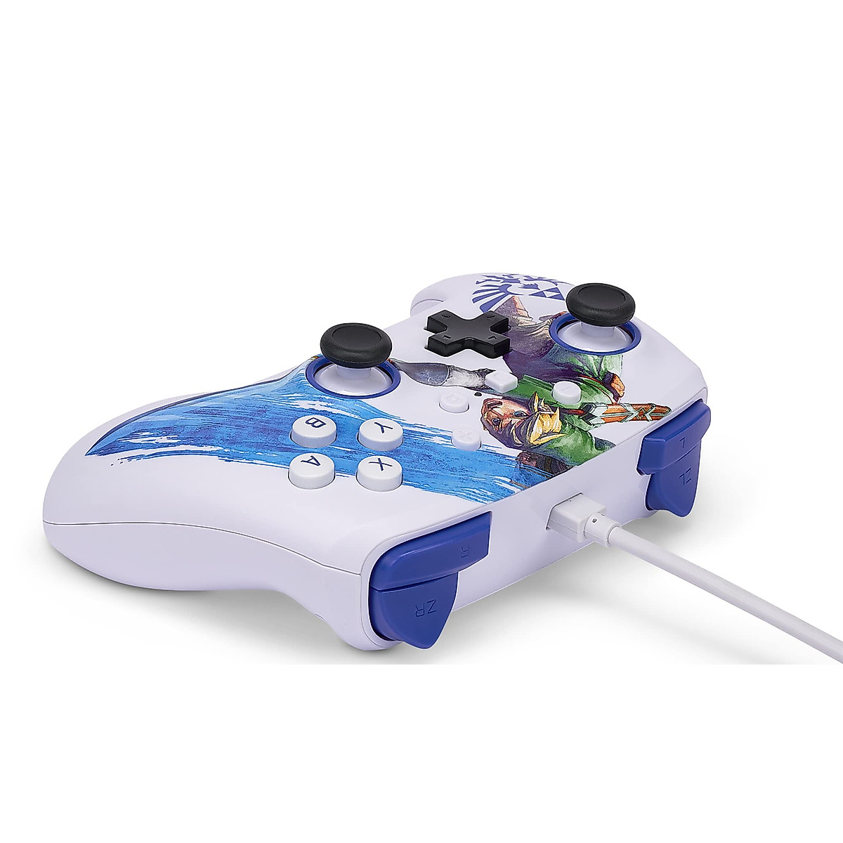 PowerA Enhanced Wired Controller for Nintendo Switch - Master Sword Attack Zelda Link
