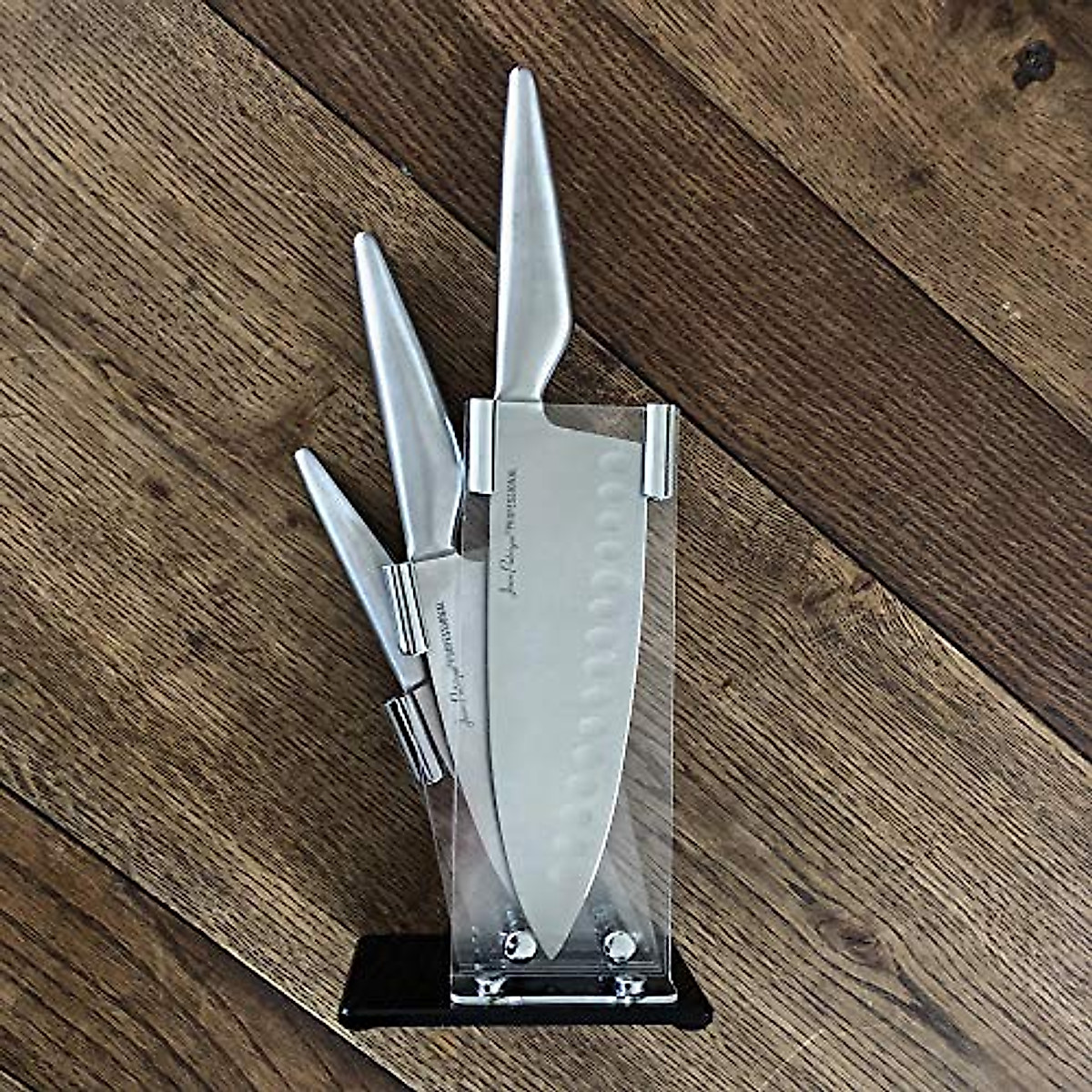 Perspex Knife Block for the Jean Patrique Signature 3-Piece Knife Set | Stylish & Protective storage for your knives | From Jean Patrique