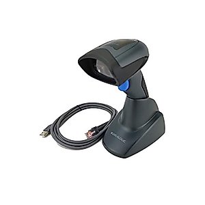 Datalogic QuickScan QD2430 Handheld 2D Barcode Scanner, Includes Base Stand (Autosense) and USB Cable (Renewed)