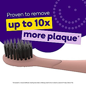 BURST Toothbrush Heads - Genuine BURST Electric Toothbrush Replacement Heads for BURST Sonic Toothbrush – Ultra Soft Bristles for Deep Clean, Stain & Plaque Removal - 3-Pack, Rose Gold