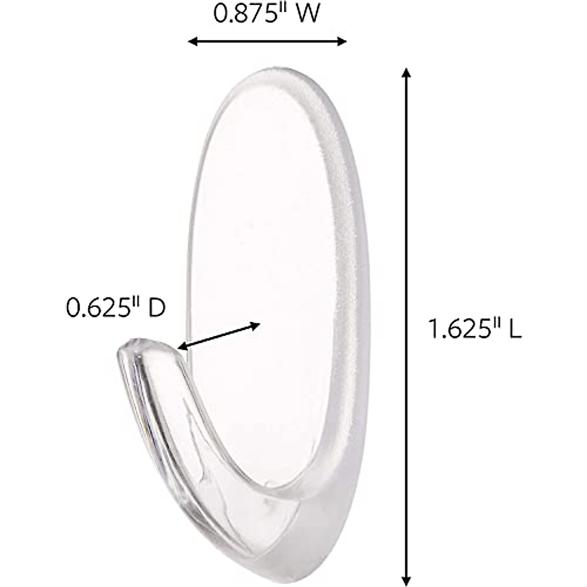 Command Clear Room Decor Set - Wall Décor with Clear Light Clips and Clear Hooks, Command Strips Included