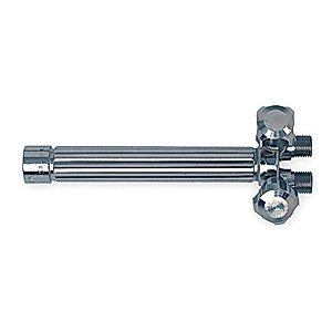 MILLER ELECTRIC Torch Handle, Medium Duty, 7" Length, 15/16" Handle Dia, 9/16"-18 RH, LF Inlet Connection