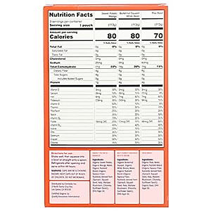 Cerebelly Organic 8-9 Months Variety Pack Baby Purees 3 Count, 4 OZ