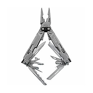 SOG PowerAccess Deluxe Multi-Tool- EDC Utility Tool, 21 Lightweight Specialty Tools, Stainless 5CR15MOV Steel Construction w/ Nylon Sheath (PA2001-CP)