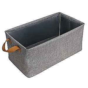 LELEBEAR Homezo Foldable Fabric Organizer, Household Uncovered Portable Storage Box, Wardrobe Clothes Organizer (1)