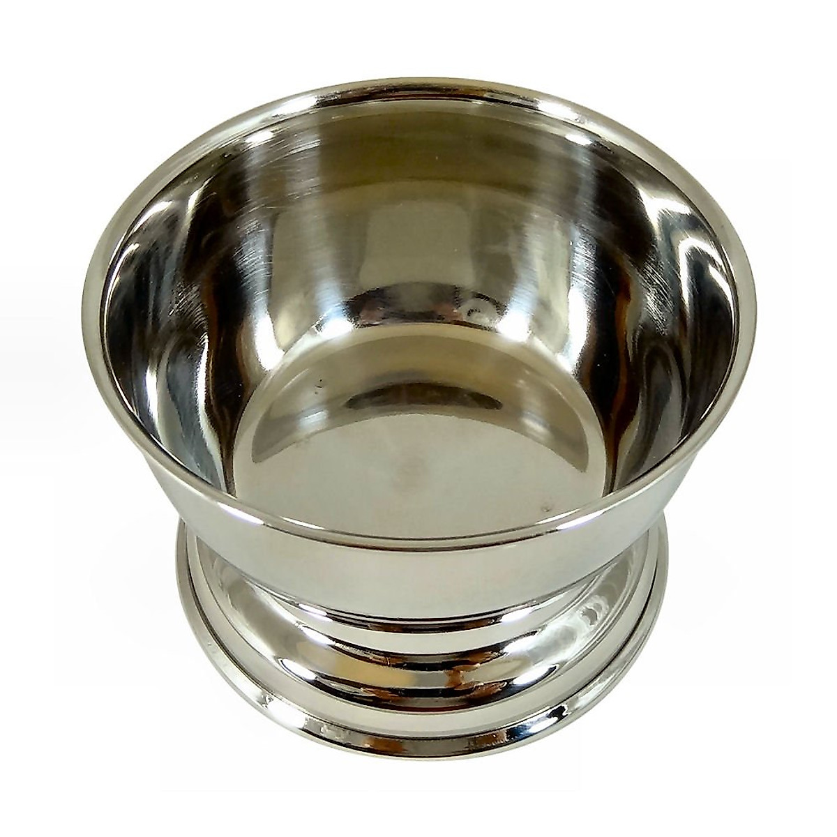 Barbero Deluxe Stainless Steel Shaving Bowl for Shaving Soap