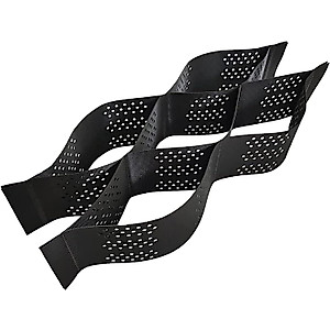 Driveway Grids Garden Shed Base Grid,Heavy Duty Gravel Stabilizer Geocell Grid for Retaining Walls Driveway Path, Muds/Erosion Control Foundation Extensible ( Color : W x L , Size : 1m x 5m (3.3X16.5f