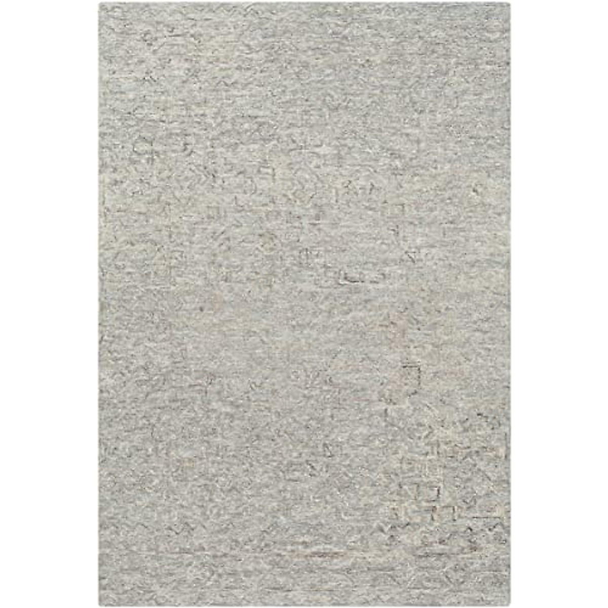 Hauteloom Watchung Wool Living Room, Bedroom Area Rug - Transitional - Gray, Green - 8' x 10'