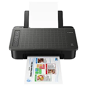 Canon TS302 Wireless Inkjet Printer, Black, Works with Alexa