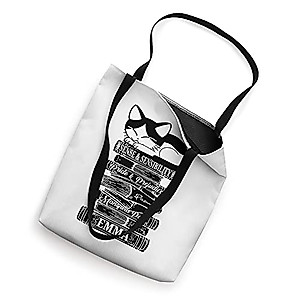 Jane Austen Cat Kitten Literary Book Club Mr. Darcy Fans Tote Bag