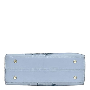 Anuschka Women’s Hand Painted Genuine Leather Wide Organizer Satchel - Rainbow Birds