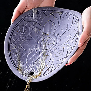 Smithcraft Silicone Trivets for Hot Dishes, Pots and Pans, Hot Pads for Kitchen Counter, Pot Holders for Tabletop & Countertop, Multi-use Heat Resistant Mat for Table, Non Stick Trivet Mat Set 3 Teal