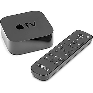 Function101 F101-ATVRM 2-Pack | Replacement Button Remote for Apple TV | Infrared Connectivity | 2 AAA Batteries Included