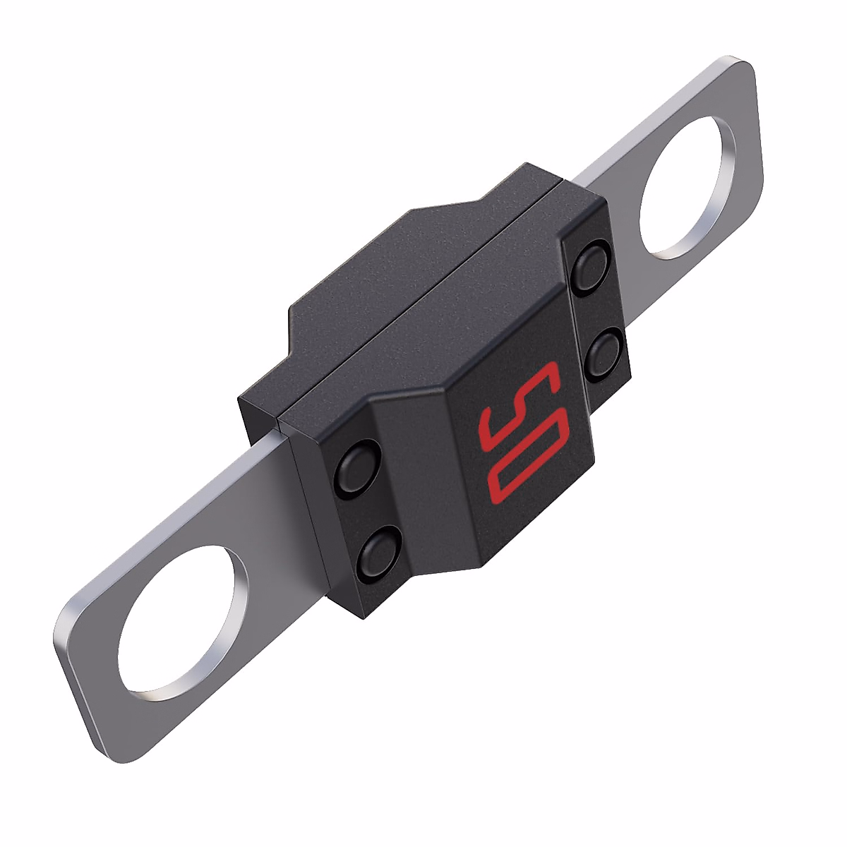 10L0L 498 Series 50 Amp DC Fuse for EZGO 36 Volt Powerwise Charger, Used on EZGO TXT, Medalist, MPT-800 Electric Golf Cart, Part# 0498050 28106G01 28106-G01