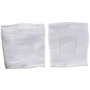 adidas Unisex-Adult Sleek 5 Inch Knee Pad, White/Black, Medium