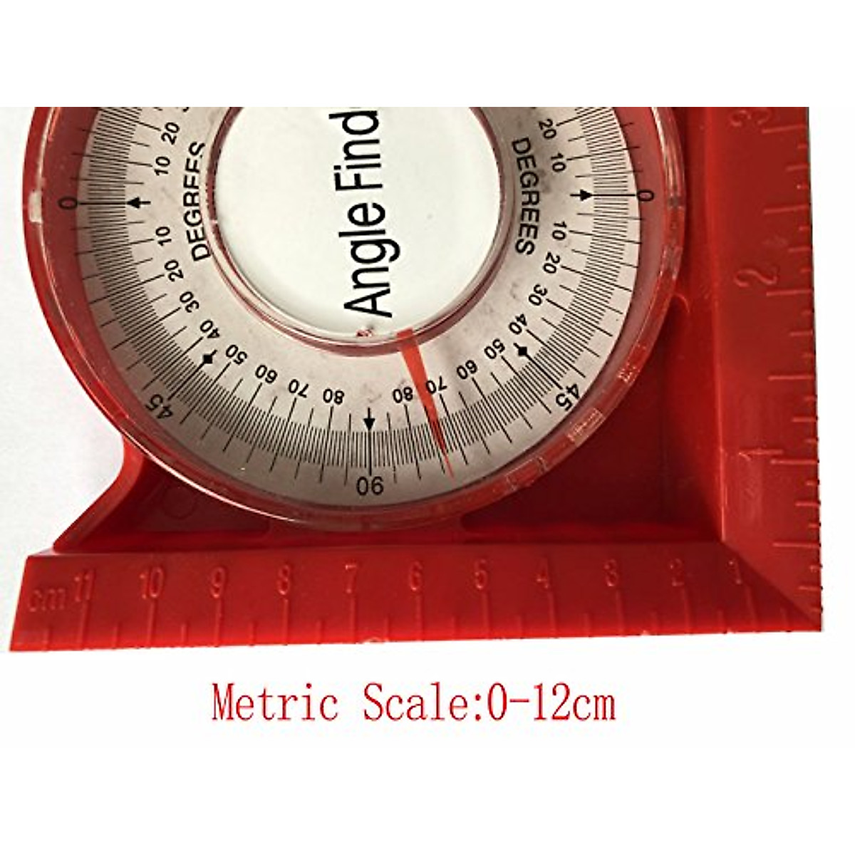 Magnetic Angle Locator Level & Tool Dial Gauge Angle Finder Magnetic Protractor 0-5"/120mm