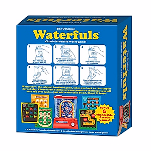 PlayMonster The Original Waterfuls — Classic Handheld Water Game! — Just Add Water — Now with 6 Game Options