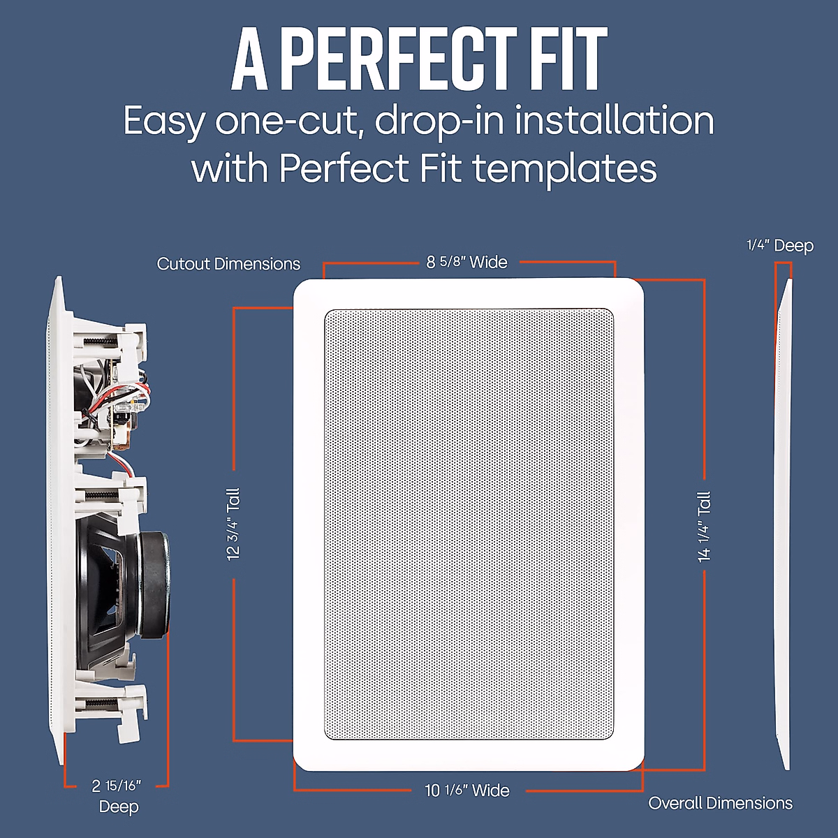 Polk Audio RC85i Sound Ceiling Mount Speakers, White & Polk Audio RC80i Ceiling Mount Speakers, White