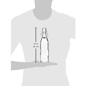 Bormioli Rocco, Clear Glass, Swing 17 Ounce (1 Bottle), 17oz