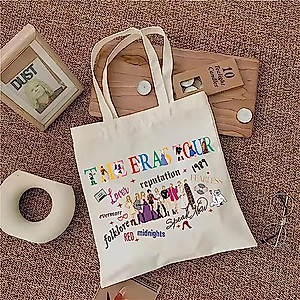 TOBGBE Gifts For Singer Music Lyric Inspired Tote Bag Album Name Tote Bag Singer's Merchandise Singer Fan Gifts (TER Tote)