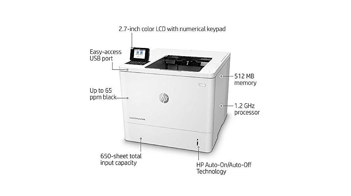 HP LaserJet M608n Monochrome Printer – Secure, Fast & Energy Efficient