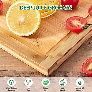 [2024 UPGRADE] Hifybaty Over The Sink Cutting Board - Expandable Cutting Board Over Sink, Bamboo Cutting Boards with Juice Groove, Kitchen Sink Cutting Board