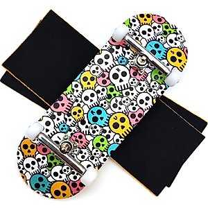 ishrunkthis Skulls Family - 34mm Wooden Pro Fingerboard Completes