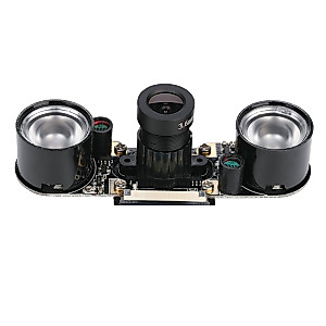Unistorm Raspberry Pi Zero W Camera Module Night Vision with 3.6mm Adjustable Focal Length 2pcs IR Sensor LED Light Raspberry Pi Zero Adjustable Camera