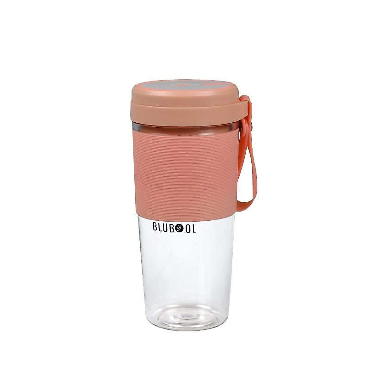 BluBool Portable Blender for Shakes, Smoothies, and Juice, 400ml Personal Size Blender Ideal for Gym, Office, and Traveling, USB Rechargeable Mini Smoothie Blender Mixer with 6 3D Blades Juicer Cup for Sports Travel Home Office (Pink)