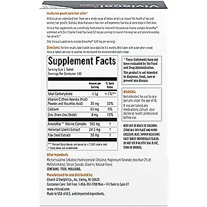 Viviscal Men's Hair Growth Supplements for Thicker, Fuller Hair Clinically Proven with Proprietary Collagen Complex 180 Tablets - 3 Month Supply